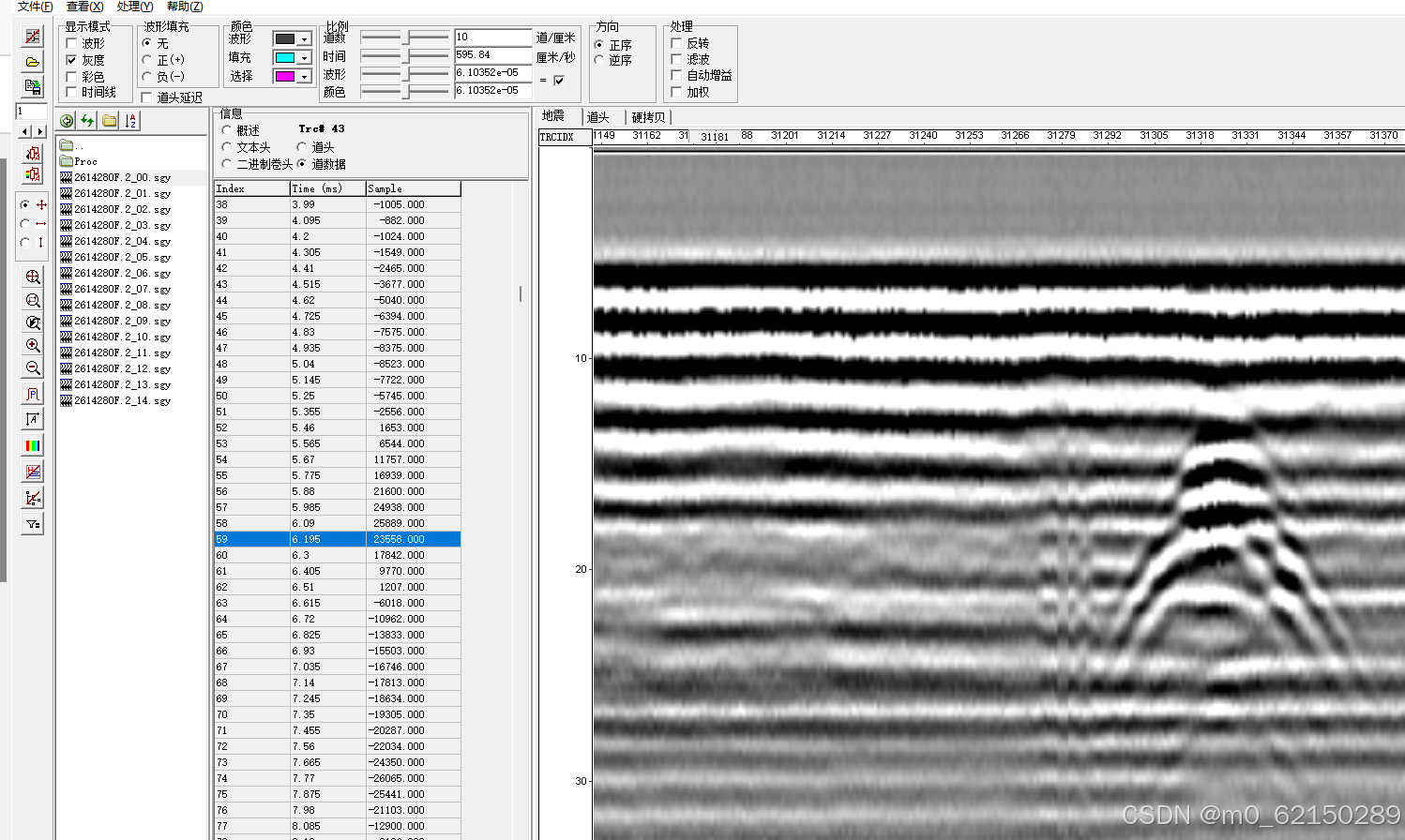 SEGY转为txt文件以及转为csv文件-CSDN博客
