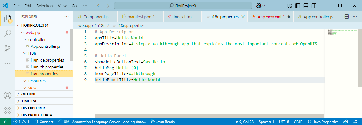 Sap学习笔记 开发19 前端fiori开发 Page和panel，shell Control信箱效果，margin Padding，自定义csssap Fiori
