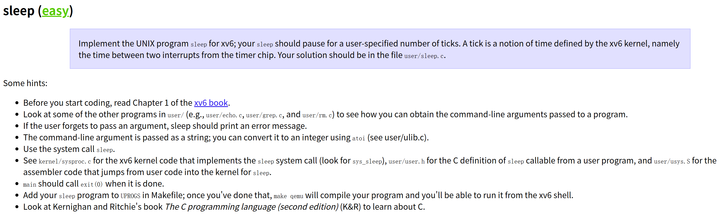 MIT-OS-2022：Lab1: Xv6 and Unix utilities&操作系统接口-CSDN博客