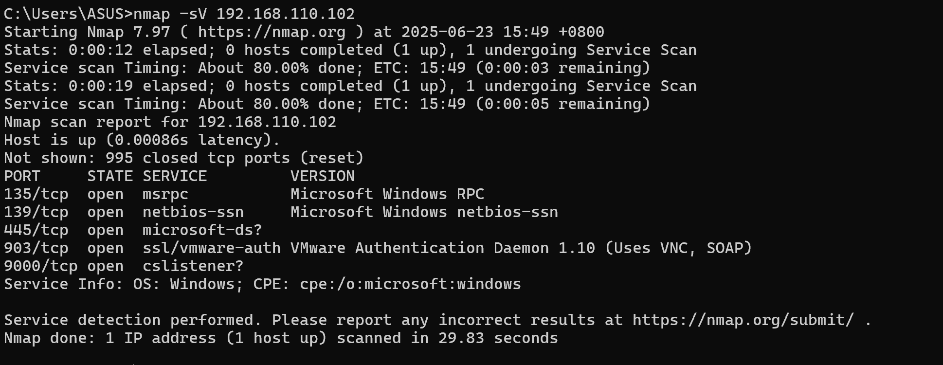 Nmap 从下载安装到使用的教程 _nmap安装教程windows-CSDN博客