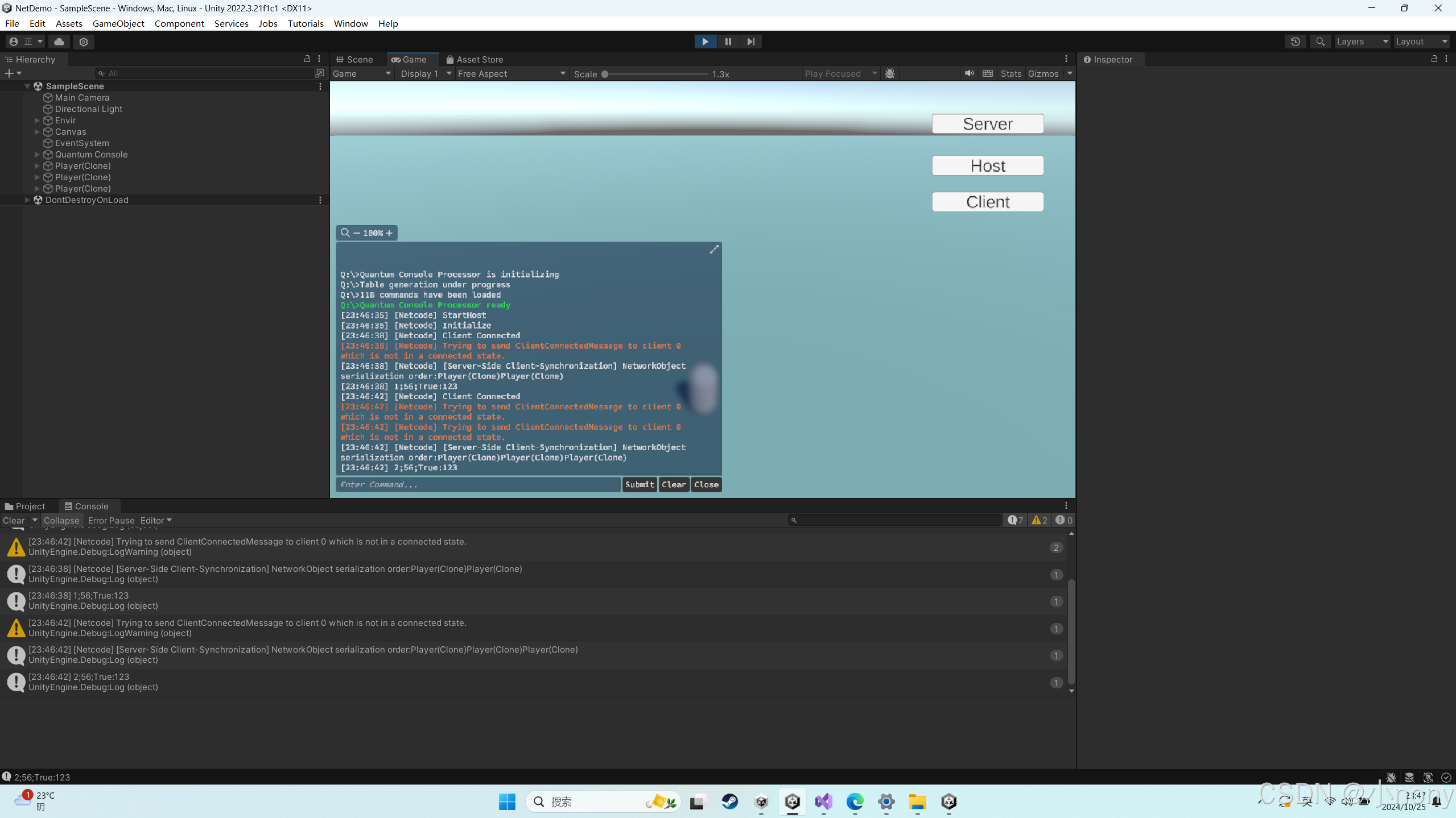 Unity_Netcode_unity netcode-CSDN博客