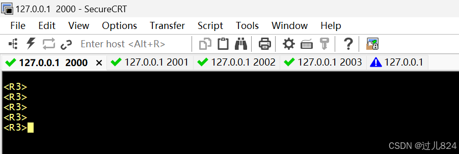 Ensp怎么连接CRT（SecureCRT）&如果按回车出现空行解决_crt连接ensp-CSDN博客