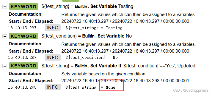 Robot Framework Set Variable If关键字 Csdn博客