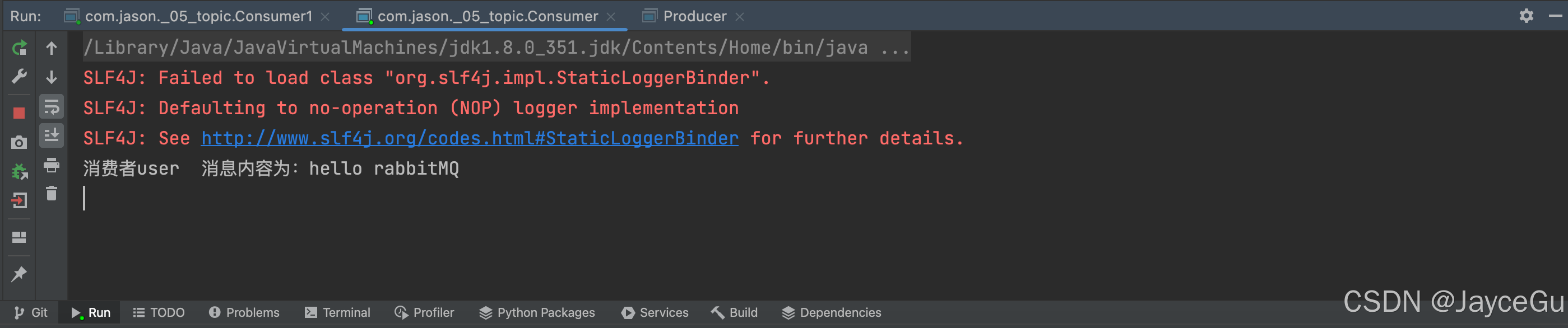 初学rabbitMQ之topic模式_rabbitmq配置topic-CSDN博客