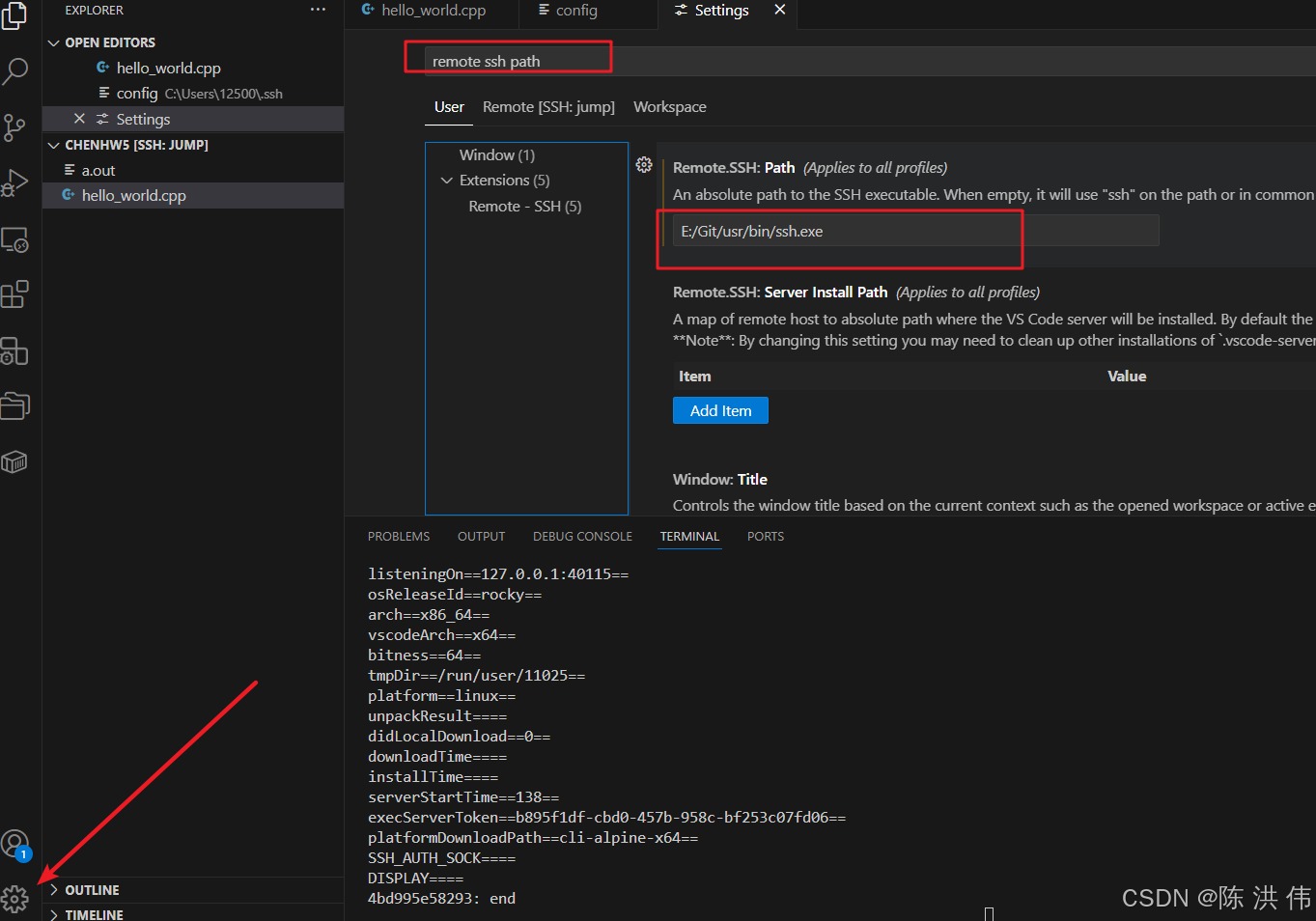 VSCode： CreateProcessW failed error:2xx:xx；xx] ＞ posix_spawn: No such file or directory＞ -CSDN博客