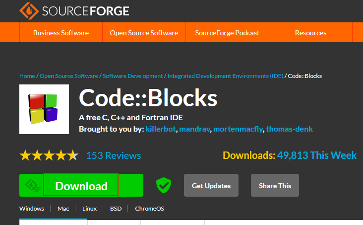Code::Blocks的下载安装安装_codeblocks下载-CSDN博客