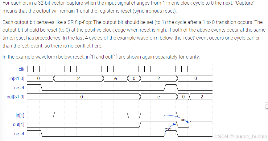 HDLBits问题记录:Edgedetect边沿检测及非阻塞赋值理解-CSDN博客