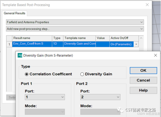 三角偶极子天线（上）---MIMO系统, 包络相关系数ECC和分集增益DG_mimo天线ecc的计算-CSDN博客