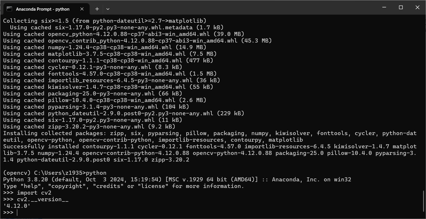 NO1 C++和Python版本的OpenCV环境配置_opencv-python版本-CSDN博客