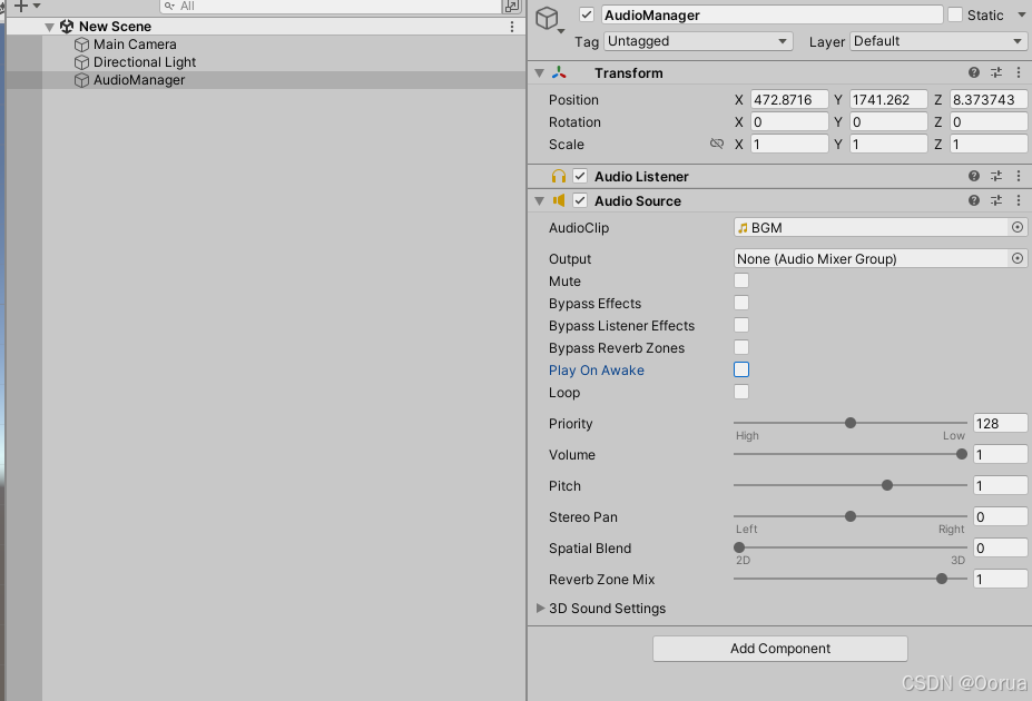 怎样让游戏背景BGM，在来回切换场景时不被打断播放重来_unity切换场景不中断音乐-CSDN博客