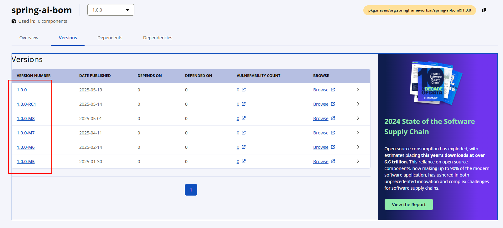 SpringAI maven导入报错 【Non-resolvable import POM: The following artifacts could not be resolved】-CSDN博客