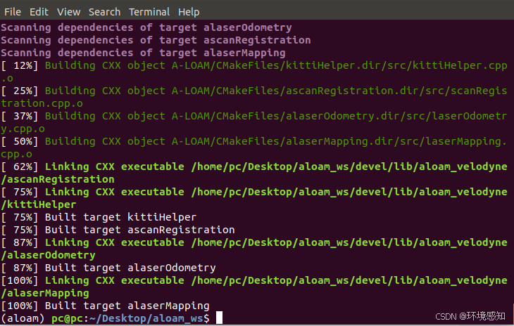 A-LOAM算法进行slam建图，并跑自己的bag包或者在线建图，一看就会，一跑就出图。_aloam算法-CSDN博客