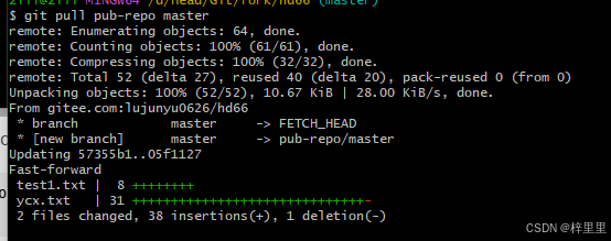 如何使用Git Bash实现gitee的pull request？_gitee pull request-CSDN博客