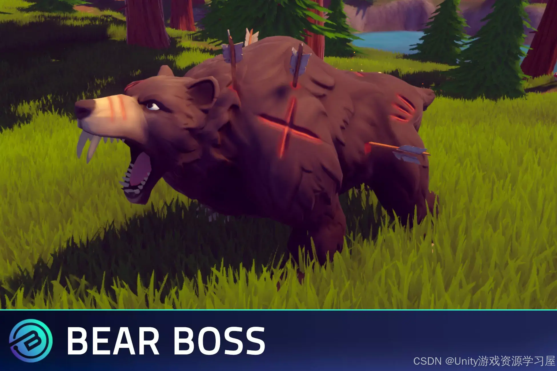 【Unity 熊BOSS模型资源包】Stylized Bear Boss - RPG Forest Animal 提供了一只风格化、动画丰富的熊王BOSS，适用于各种RPG和冒险游戏-CSDN博客