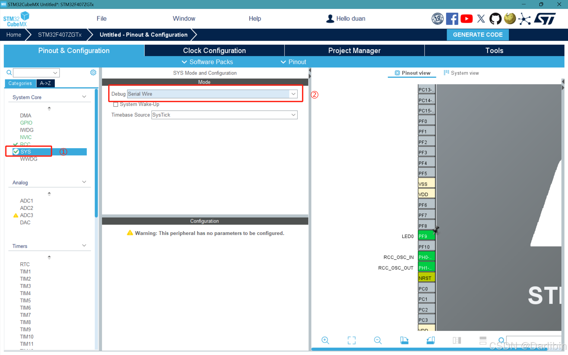 STM32F407ZGT6 CubeMX教程 HAL库-CSDN博客