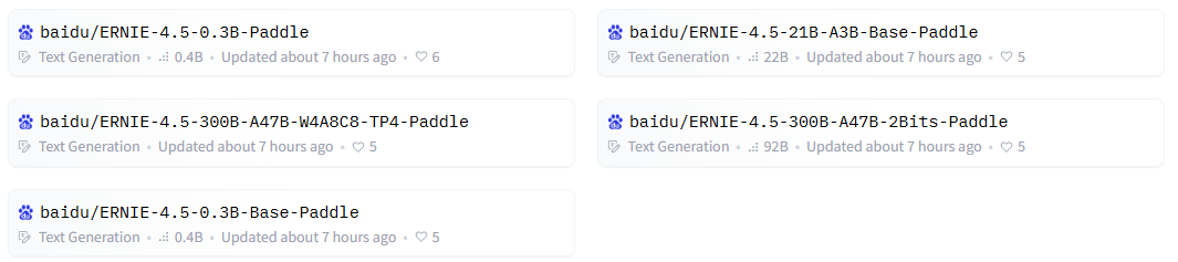 百度开源多模态模型速览：ERNIE-4.5-300B/21B/0.3B-A47B/A3B-Base-Paddle/PT_ernie-4.5-300b-a47b-CSDN博客