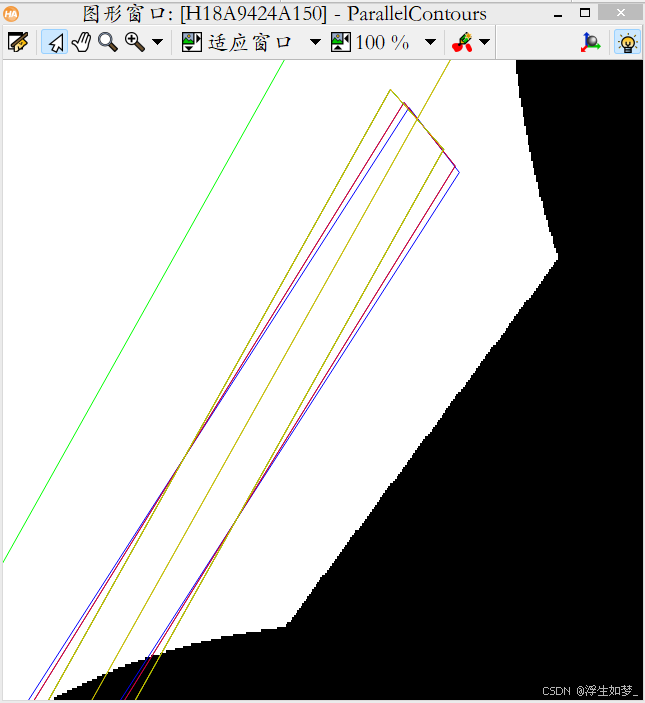 Halcon XLD轮廓特征提取_halcon 变换的xld轮廓轮廓有分成多段合成一段-CSDN博客