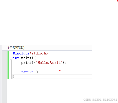 新手入门c语言“Hello,World“-CSDN博客