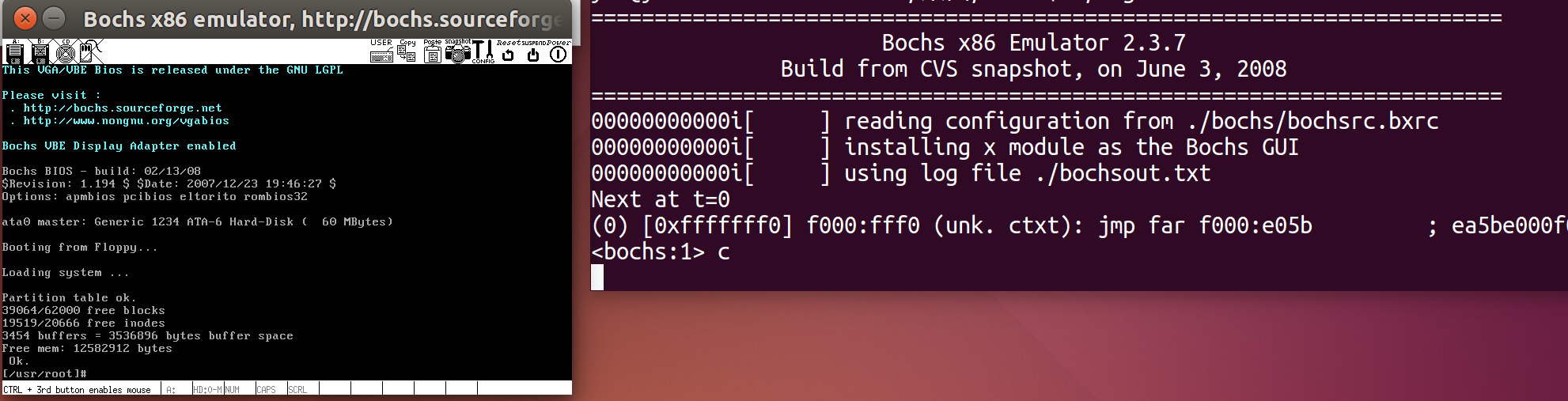 OS实验（linux-0.11，bochs，Ubuntu）-CSDN博客