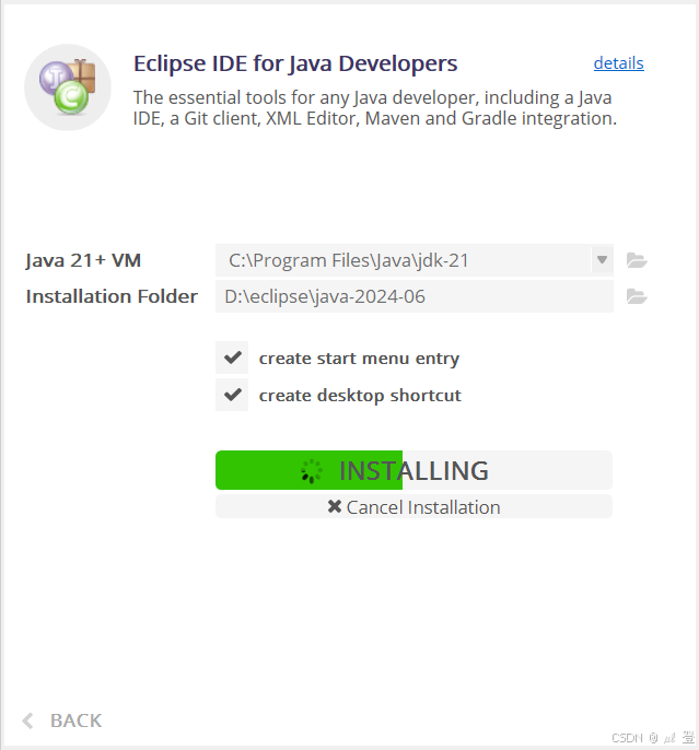 Eclipse IDE for Java Developers - 2024-06-CSDN博客