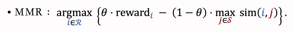 【王树森推荐系统】重排02：MMR 多样性算法（Maximal Marginal Relevance）_mmr 多样性公式-CSDN博客