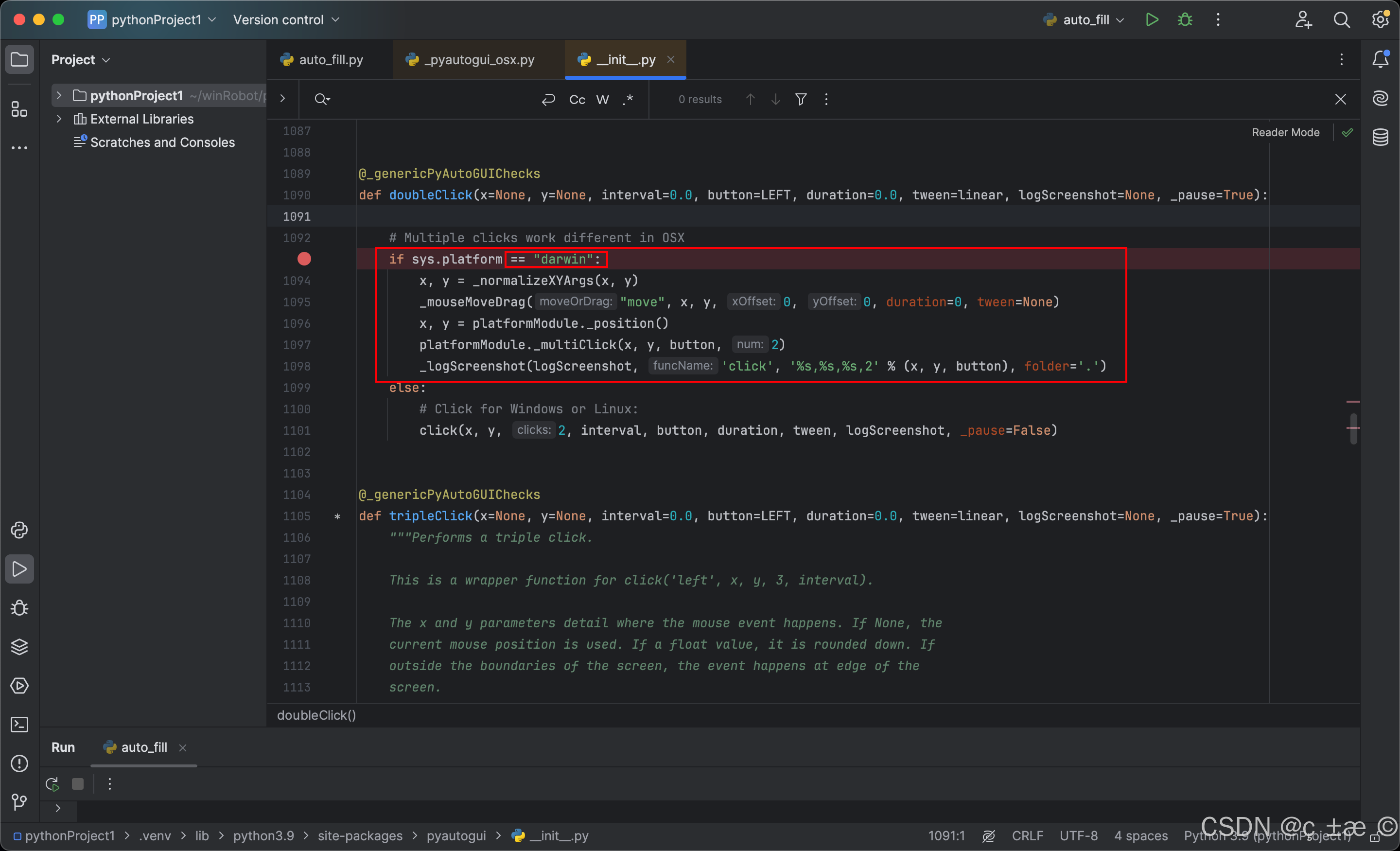 解决pyautogui在mac系统上，双击无效问题_pyautogui mac-CSDN博客