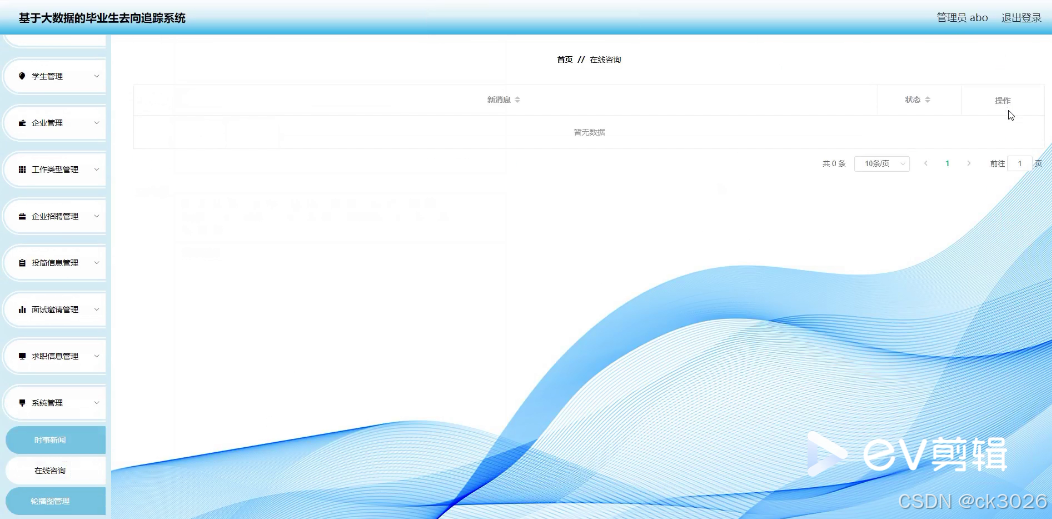 Springboot基于大数据的毕业生去向追踪系统8lrp3基于大数据的毕业生去向分析与预测 Csdn博客