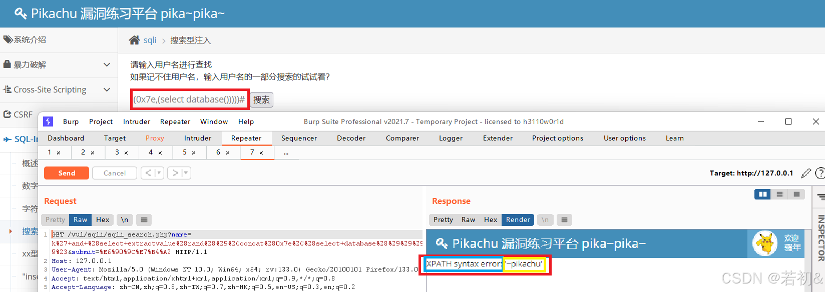 新手小白入门——SQL注入之报错注入_updatexml-CSDN博客