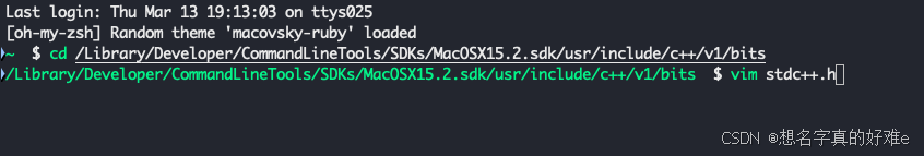 【Mac OS】vscode 配置 C++ 万能头文件 bits/stdc++.h_vscode万能头文件-CSDN博客