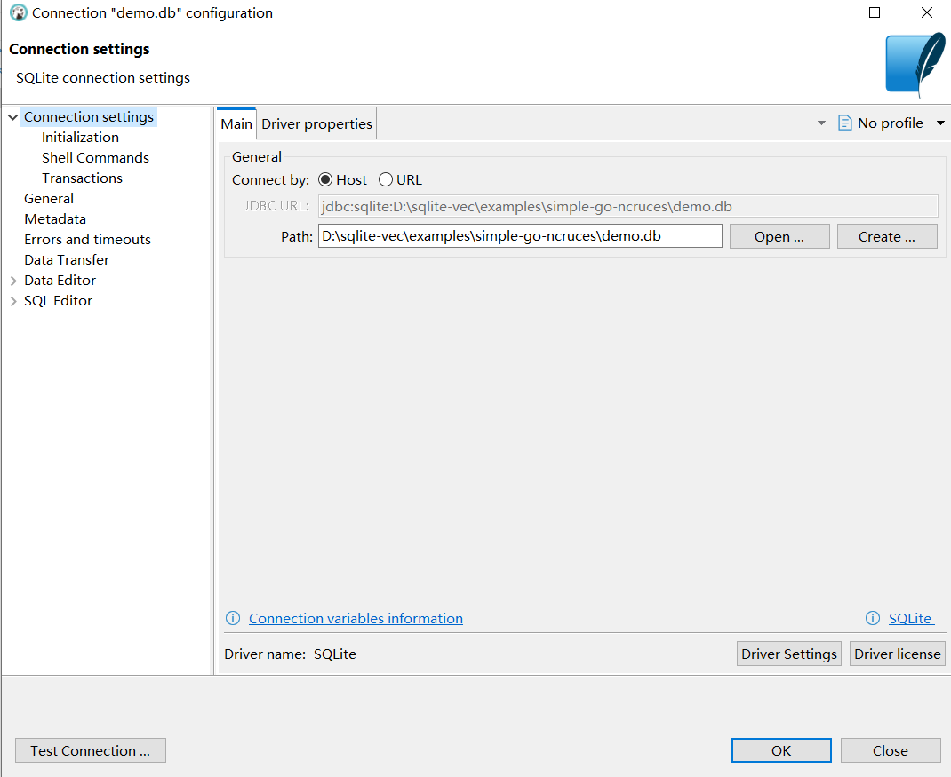 Windows 下配置 SQLite + sqlite-vec 向量扩展完整指南（含 DBeaver 连接）_dbeaver sqlite-CSDN博客