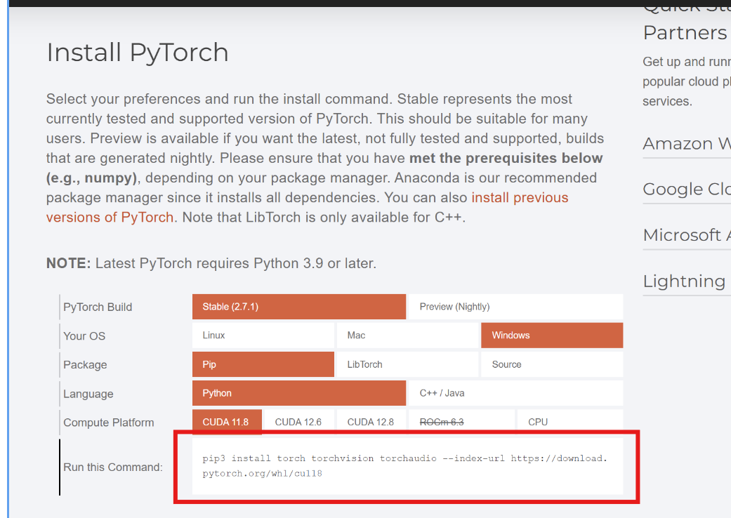 PyTorch环境的配置及安装(GPU版)_安装pytorch gpu版本-CSDN博客