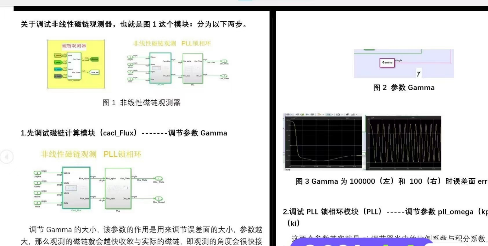 基于专业非线性磁链无感算法（Flux观测器+PLL）的simulink仿真模型-CSDN博客