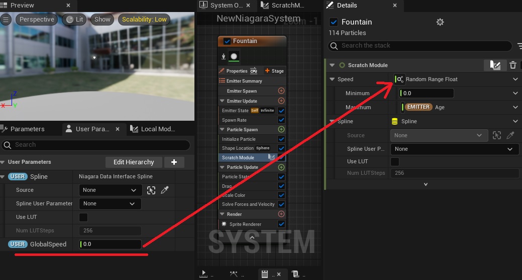 Unreal Niagara制作沿样条运动的粒子_ue 粒子系统沿spline移动-CSDN博客