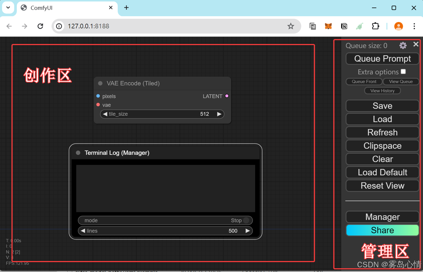 【ComfyUI专栏】ComfyUI的标准界面-CSDN博客