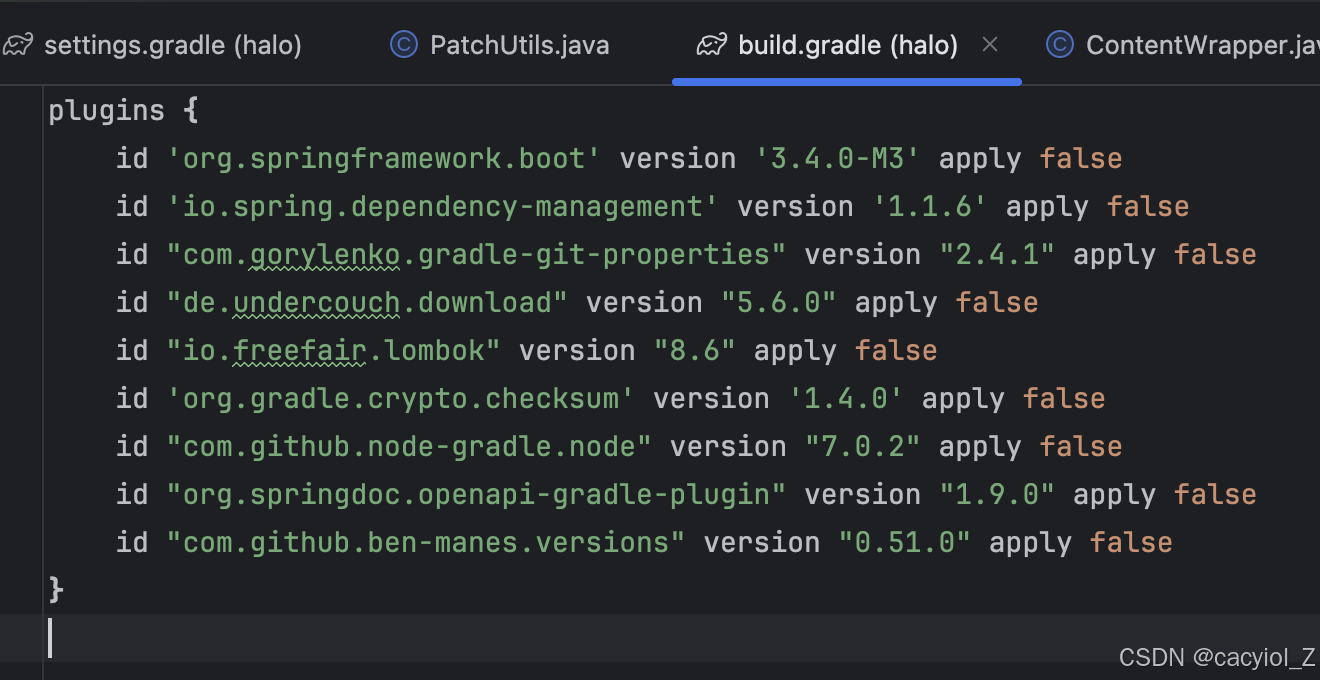 HALO_spring boot_vue_halo openapi-CSDN博客
