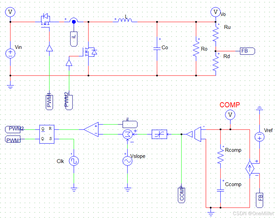 峰值电流模式CCM BUCK的传递函数推导_buck传递函数推导-CSDN博客
