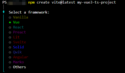 Vue3 + TypeScript + Vite 项目创建全流程示例_命令生成 vue3 typescript项目-CSDN博客