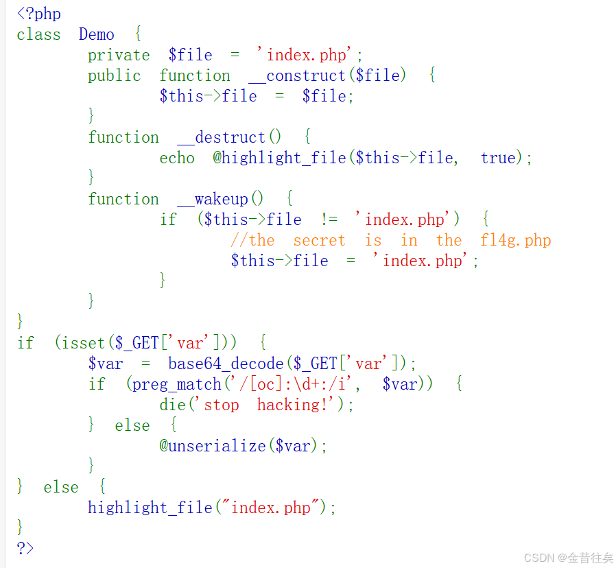 攻防世界Web_php_unserialize（writeup）_gfsj0710-CSDN博客