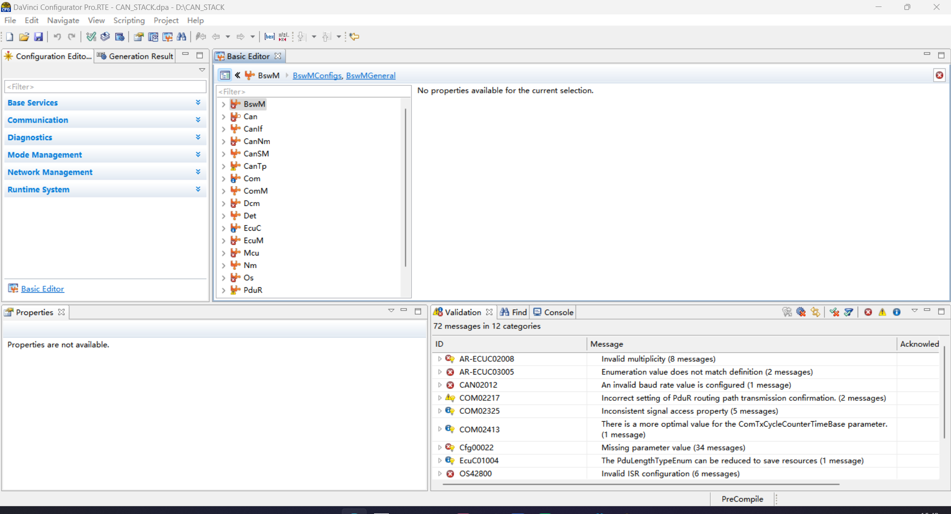第四节：DBC导入DaVinci Configurator生成CAN STACK(1)_davinci configurator file ...