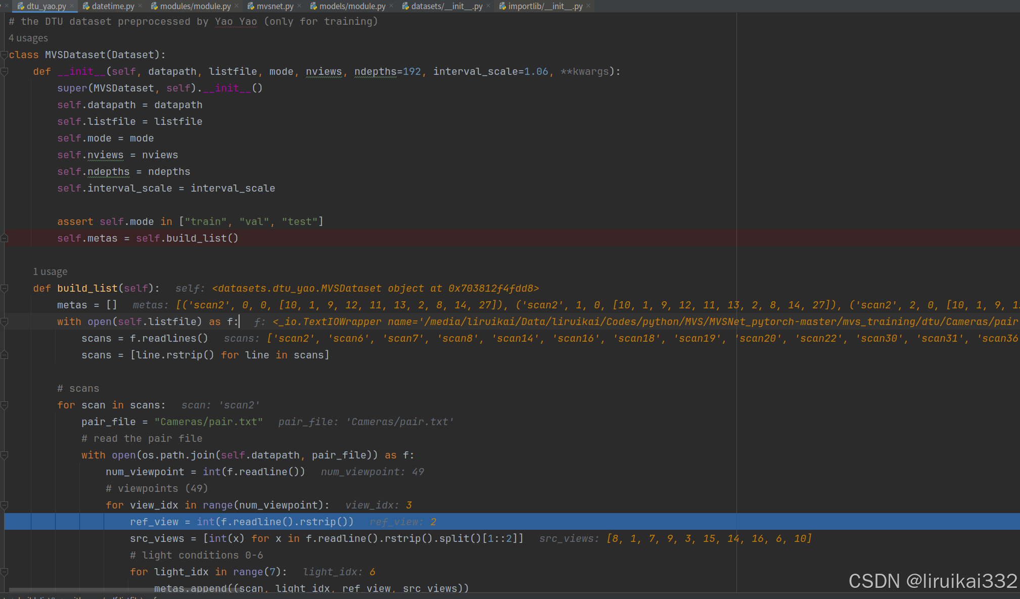 MVSnet自己学习记录_mvsnet数据集文件格式-CSDN博客