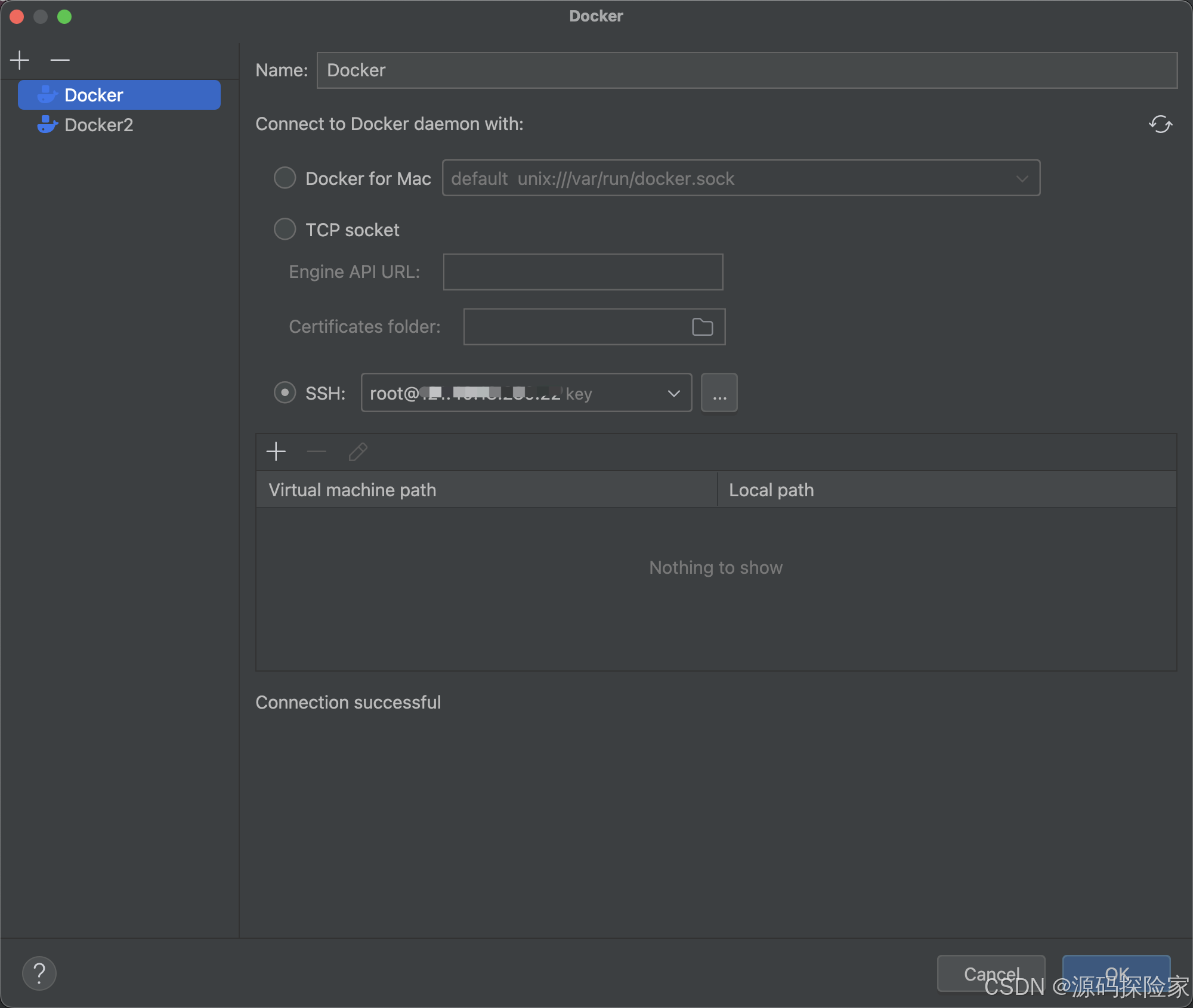 idea2023 ssh连接docker，报错 status255_idea ssh连不上docker-CSDN博客