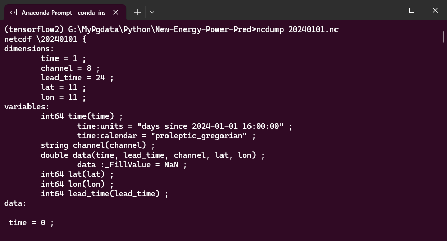 .nc文件的查看——Datawhale 春训营-新能源赛道_ncdump查看nc数据-CSDN博客