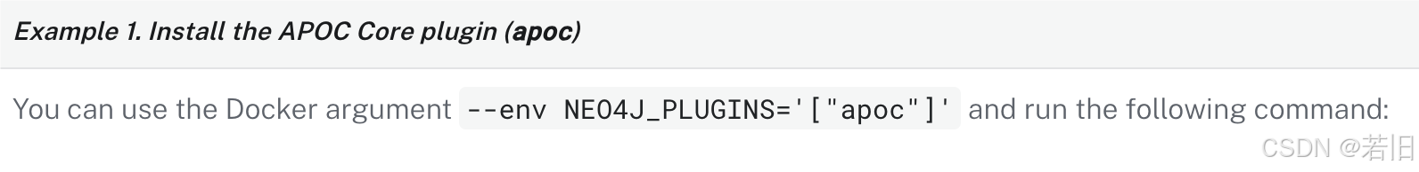 docker安装neo4j遇到的问题‘apoc.meta.data()‘ is allowed in Neo4j configuration_apoc.meta.data()' is ...