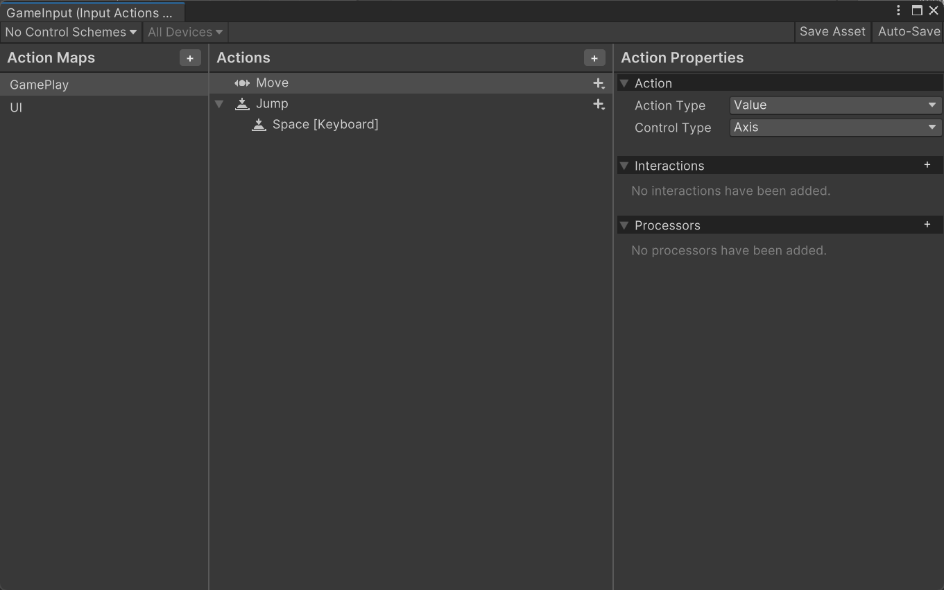 Unity新版InputSystem(一)—— Input Action Asset编辑面板_unity的input actions 绑定wasd-CSDN博客
