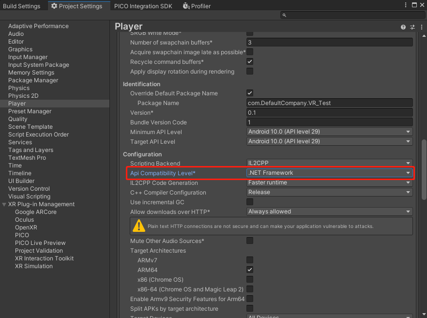 Unity开发PICO，编辑器出现Internal build system error. read the full binlog without getting a ...