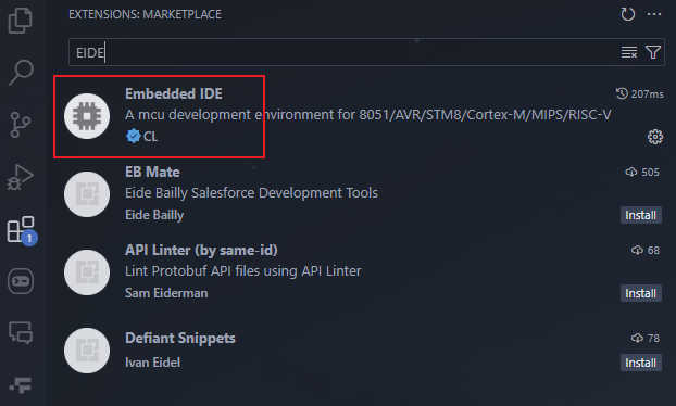 vscode 配置EIDE进行stm32开发，串口使用STLink_vscode eide-CSDN博客