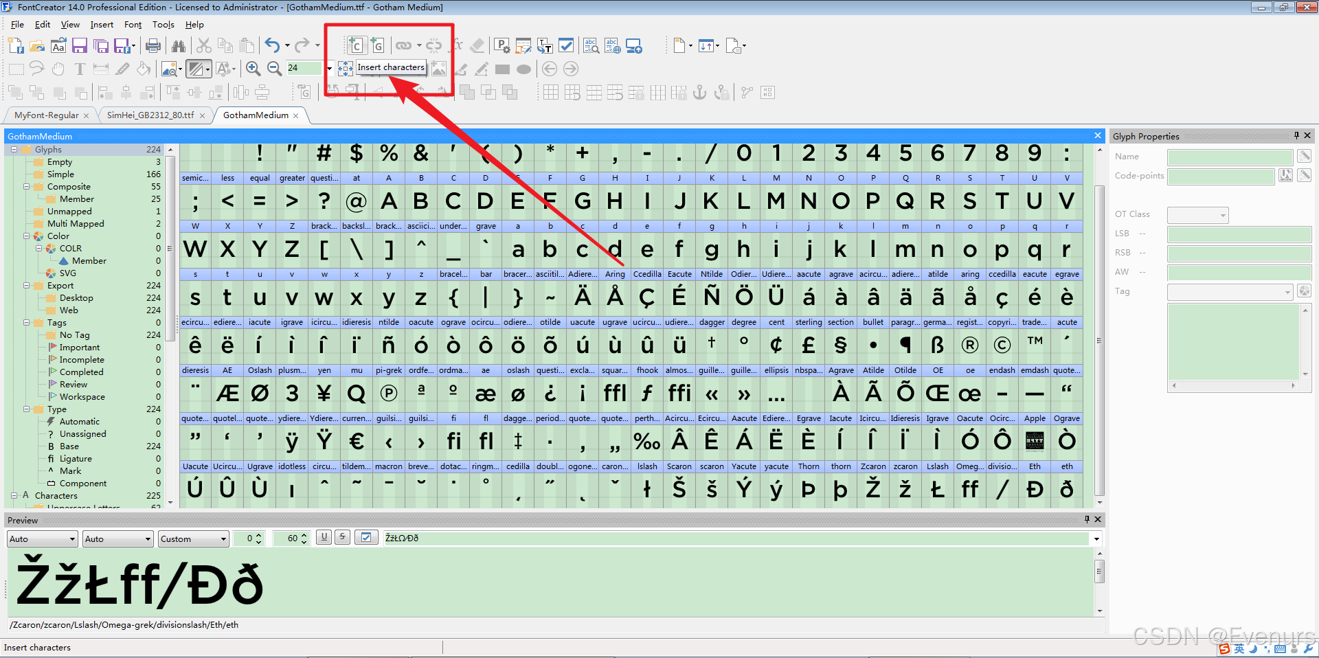 【fontcreator】在ttf字库中添加一个字符_fontcreator添加字符-CSDN博客