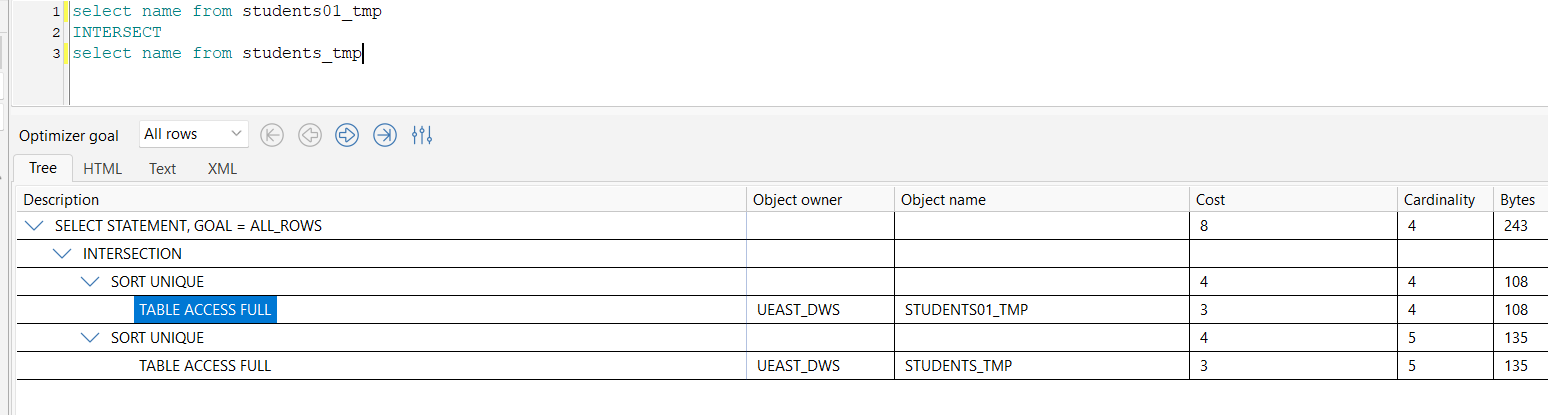 Oracle 获取查询结果的交集 INTERSECT_oracle intersect-CSDN博客