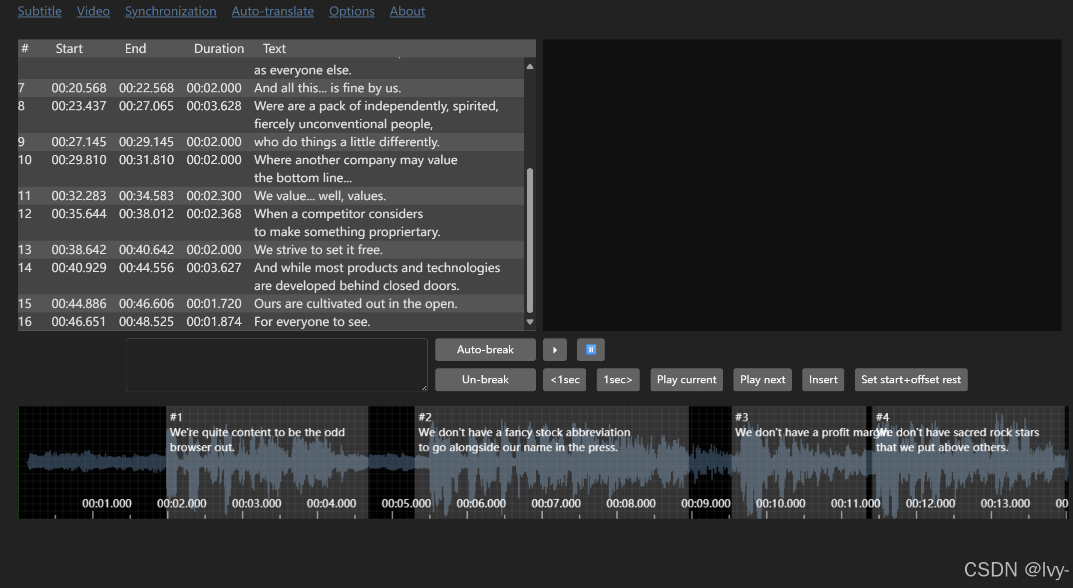 [Subtitle Edit] 字幕数据模型`Paragraph` | 核心逻辑库(libse)_subtitle edit 模型-CSDN博客