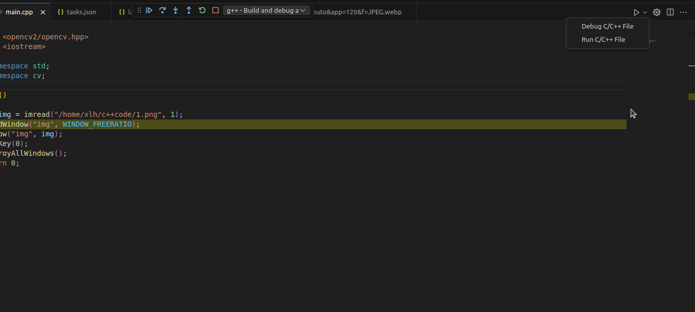 Unbuntu系统下VScode中配置opencv（c++）环境_ubuntu下vscode配置opencv-CSDN博客
